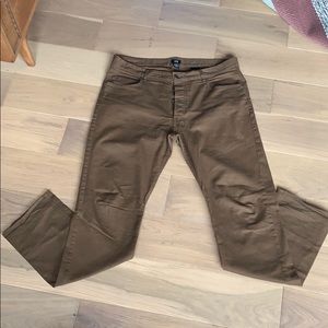 H&M | Pants | Hm Brown Slim Fit Pants For Men Size 36 | Poshmark